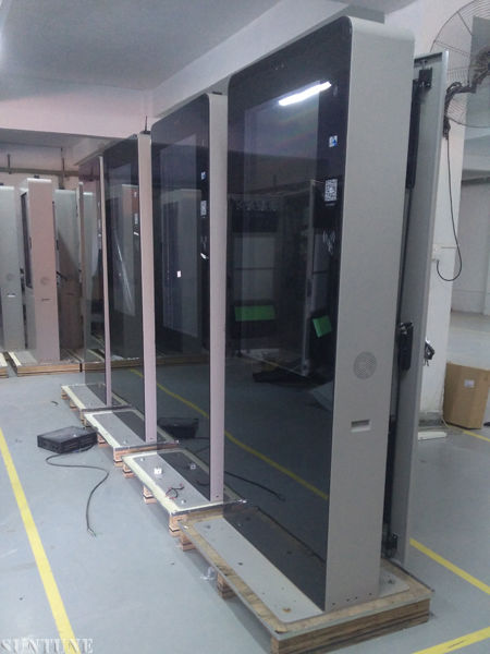 Ticket printer and barcode scanner kiosk 43 inch outdoor display ...