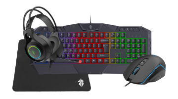 China Private 4 in 1 RGB Gaming Combo ST-COM8180 on Global Sources ...