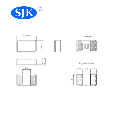 China SMD Watch XTAL 2012 32.768KHz 12.5pF 20ppm Crystal Resonator on Global Sources,32.768kHz ...