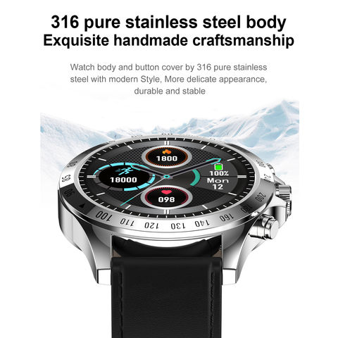 China Fashion Businessman Smart Watch LW09, stainless steel sport fitness tracker smartwatch for ...