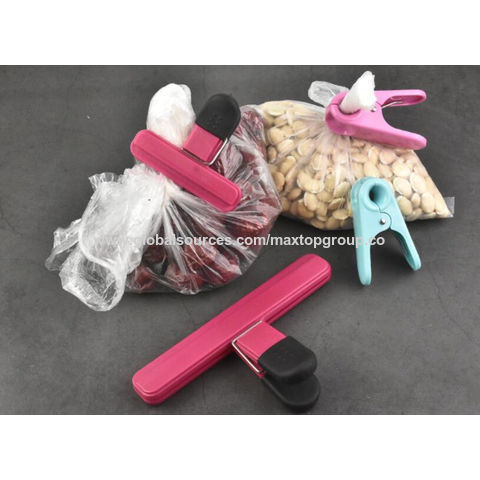 China Multiple Colors and Sizes Chip Bag Clips Sealing Plastic Bag ...