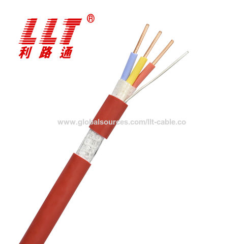 China 1.0MM red cable jackets thickness enhanced LPCB approval fire ...