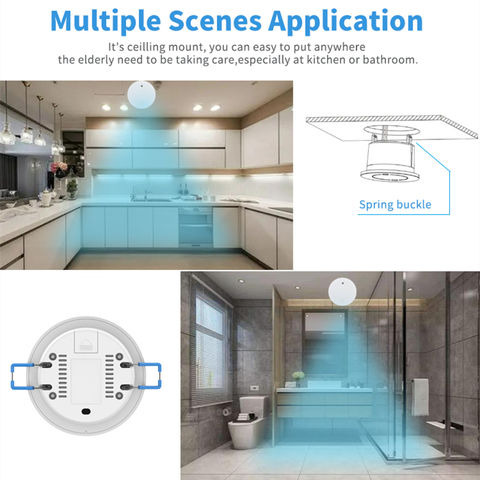 China Smart WiFi Zigbee Human Fall Down Sensor Elderly Care Human Body ...