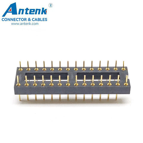 China 2.54mm IC Pin Headers straight dip on Global Sources,2.54mm IC ...