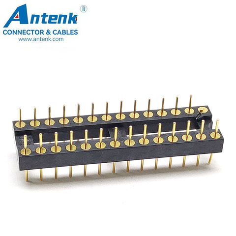 China 2.54mm IC Pin Headers straight dip on Global Sources,2.54mm IC ...