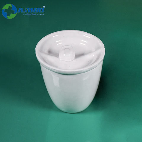 China High quality Customized Glazed Porcelain Crucible with lid High ...