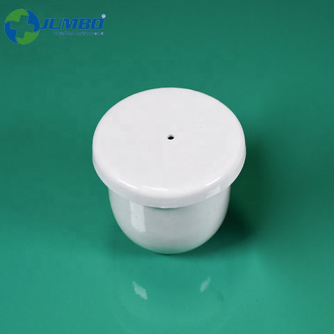 China High quality Customized Glazed Porcelain Crucible with lid High ...