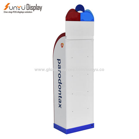 China Floor standing LED Acrylic display toothbrush stand Plexiglass 5 ...