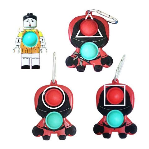 China Hot Selling Newest Squid Game Push Pop Fidget Toys Sensory ...