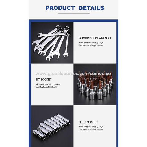 China Car Repairing Tools 94PCS Socket Set Craft Socket & Wrench Tool ...