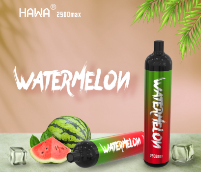 China HAWA Fruit flavors Disposable Vape Pen 2500 Puffs 1400mAh Battery ...