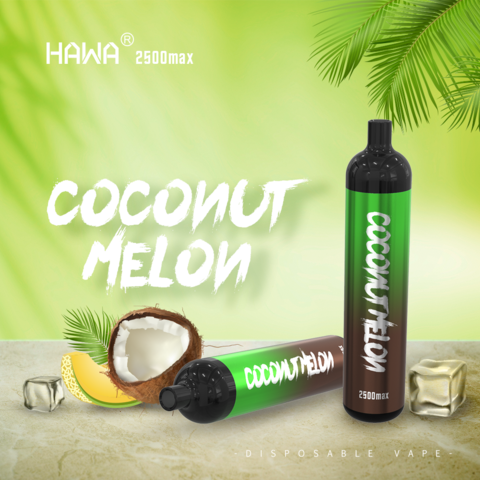China HAWA Fruit flavors Disposable Vape Pen 2500 Puffs 1400mAh Battery ...