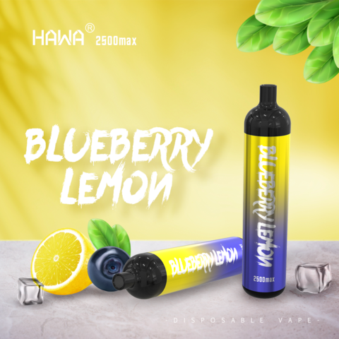 China HAWA Fruit flavors Disposable Vape Pen 2500 Puffs 1400mAh Battery ...