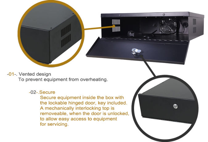 China DVR Lock Box CCTV Security Digital Video Recorder Lockbox With ...