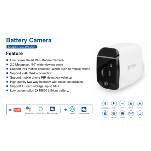 China Security Camera Battery power IP Wireless Home Smart 1080P ...