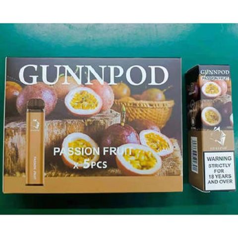 China 2000 puffs disposable e-cigarette Gunnpod vape pen pod device on ...