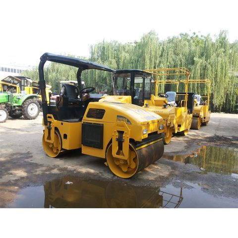 China LUTONG 3 TON mini double drum vibratory roller LTC3F on Global ...