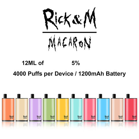 China Original RICKM MACARON 4000 Puffs Disposable Electronic ...