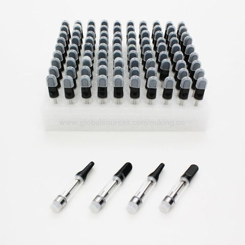 China No Leak Empty Disposable 510 Carts Atomizer Screw Ceramic CBD THC ...