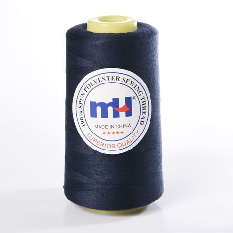 China Wholesale Waterproof Sewing Thread 100% Spun Polyester Sewing ...