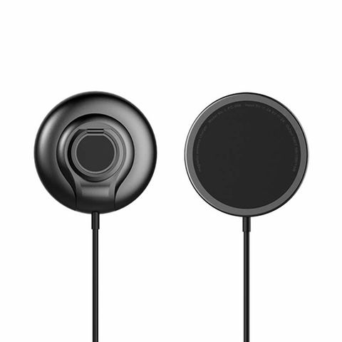 China 15W Magnet Wireless Charger Ring Holder Portable Wireless Charger ...