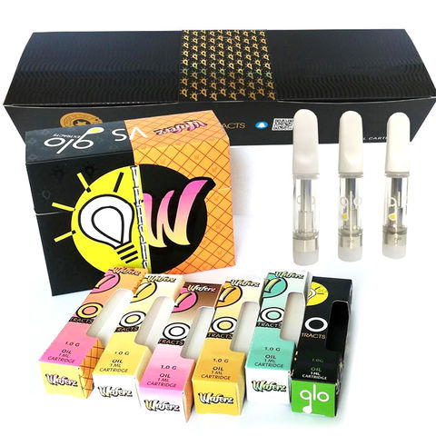 China 0.8ml 1.0ml Glo Extract Carts Vape Cart Atomizer Hologram Thick ...