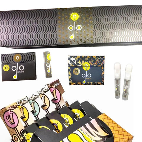 China New Hologram Packaging 0.8ml Glo Extract Carts Vape Cart Atomizer ...