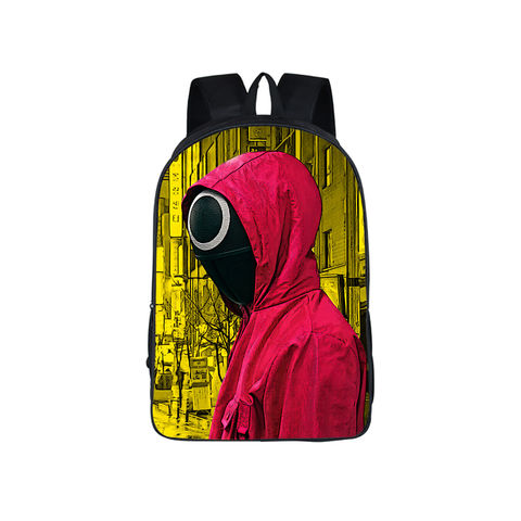 China Customized Polyester Bag Print Student Schoolbag Squid Game ...
