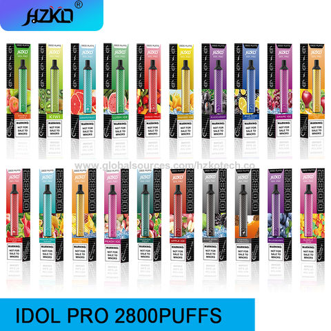 China Hzko Idol PRO 5% Nic Electronic Cigarettes 1500 mAh Disposable ...