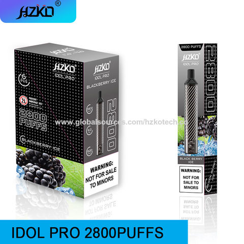 China Hzko Idol PRO 5% Nic Electronic Cigarettes 1500 mAh Disposable ...