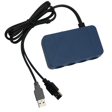 China Retro Controller Hub with 4 Port-GameCube Controller Adapter for Nintendo Switch/PC/Wii ...