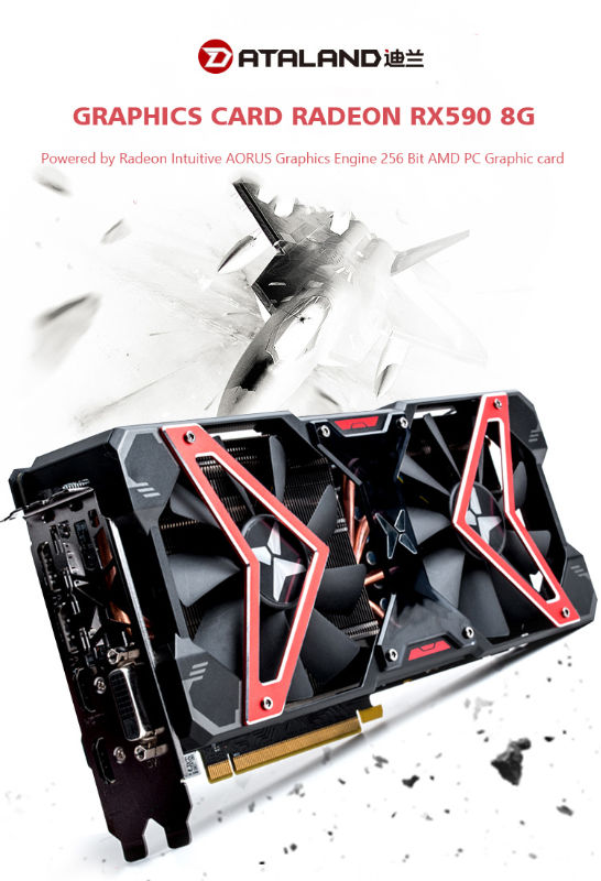 China New Technology Whole Sale DATALAND Graphic card RX590 8GB for ...