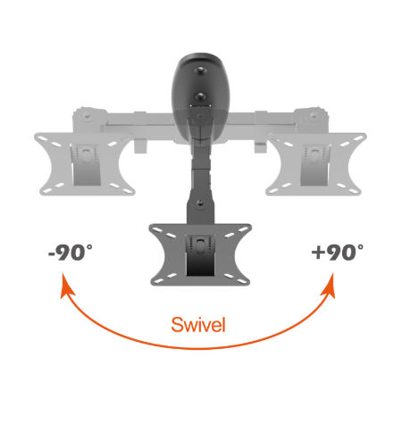 Wall mounted TV stand 27 inch, LED Swivel TV Mount LED TV Mount - Buy ...