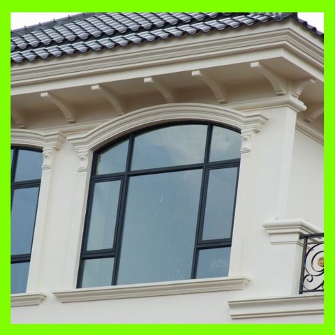 China Aluminum glass arch bay window on Global Sources,aluminum window ...