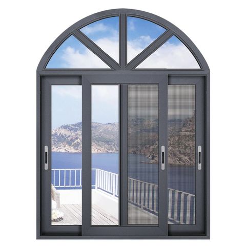 China Aluminum glass arch bay window on Global Sources,aluminum window ...