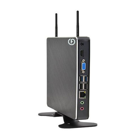 China Fanless Quad Core Mini PC Dual NICS WIFI Linux Pfsense Router ...