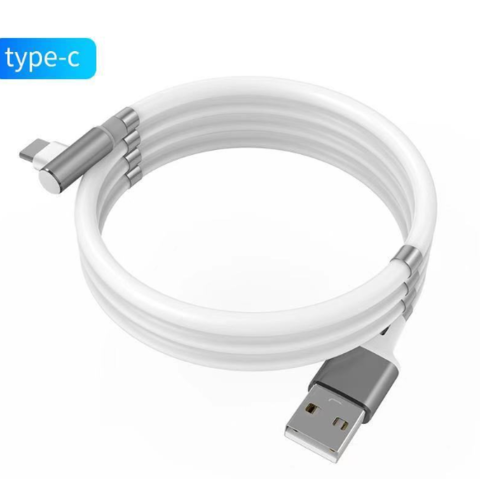 China Magic Self-Coiling Charging Cable SuperCalla Magnetic Absorption ...
