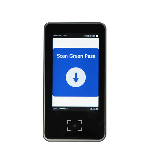 China Wireless Wifi Portable European Green pass QR code Scanner on ...