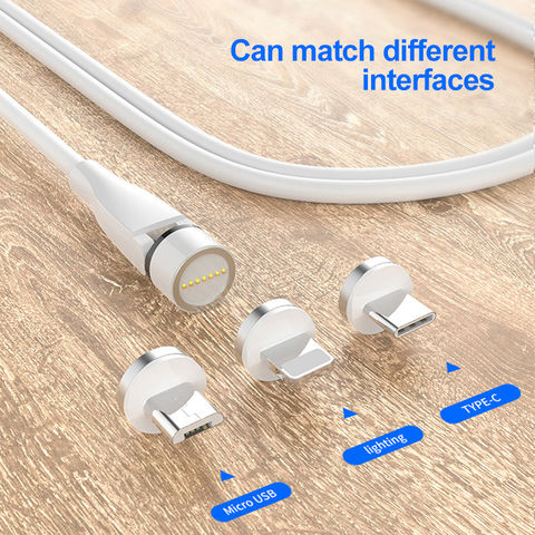 China Wholesale Factory 3A 540°Rotating Magnetic data cable with PVC Housing on Global Sources ...