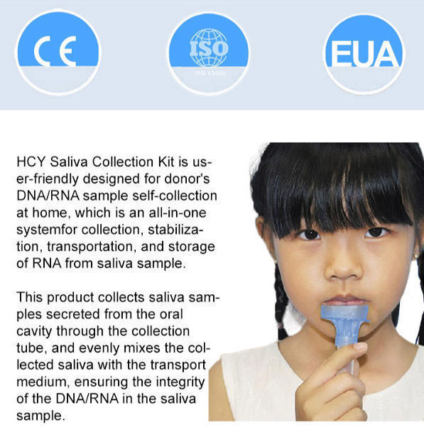 China IClean Free DNA Test Kit Saliva Collector Specimen Sampling ...