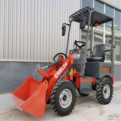 China Hot sale mini loader 4 wheel drive tractor with front loader ...