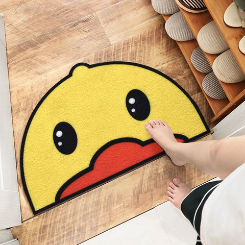China Cartoon printed floor mats non-slip and warm living room bedroom ...