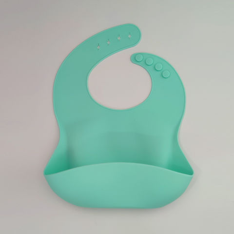 China Baby Silicone Bibs Waterproof Plastic Baby Bibs Adjustable ...