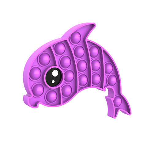China Simple Dimple Fidget Popper Fish Shape Anti-anxiety toys Tactile ...