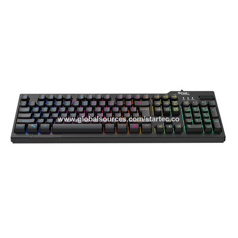 China RGB/Rainbow backlight + keylight gaming keyboard, with volume ...