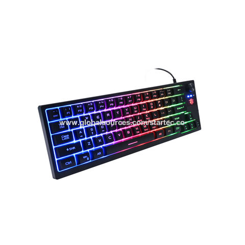 China 60% Membrane Keyboard with Rotary Knob, with backlight and ...