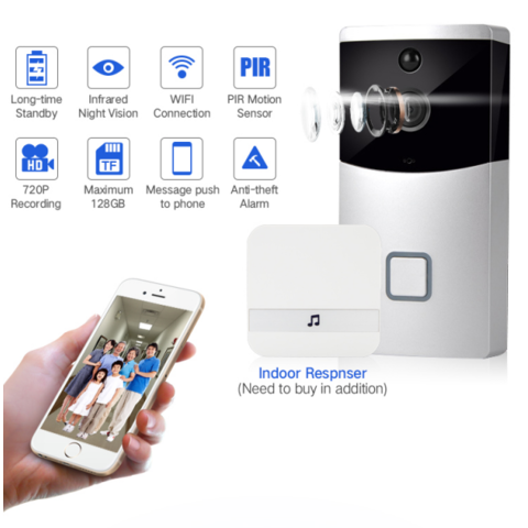 China Smart doorbell wireless wifi video With Camera Intercom connnect ...