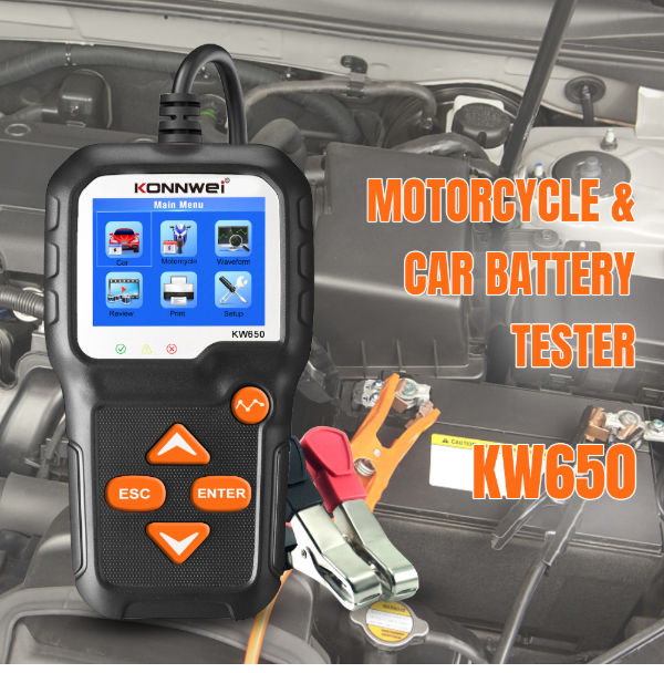 China KW650model for 12V car battery analyzer automotive on Global ...