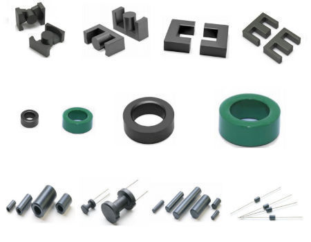 China High quality Soft Magnetic Core Mn-Zn Ferrite Core Iron Powder ...