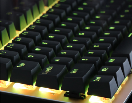 China RGB LED backlit Mechanical keyboard 87 keys cherry MX high-end ...